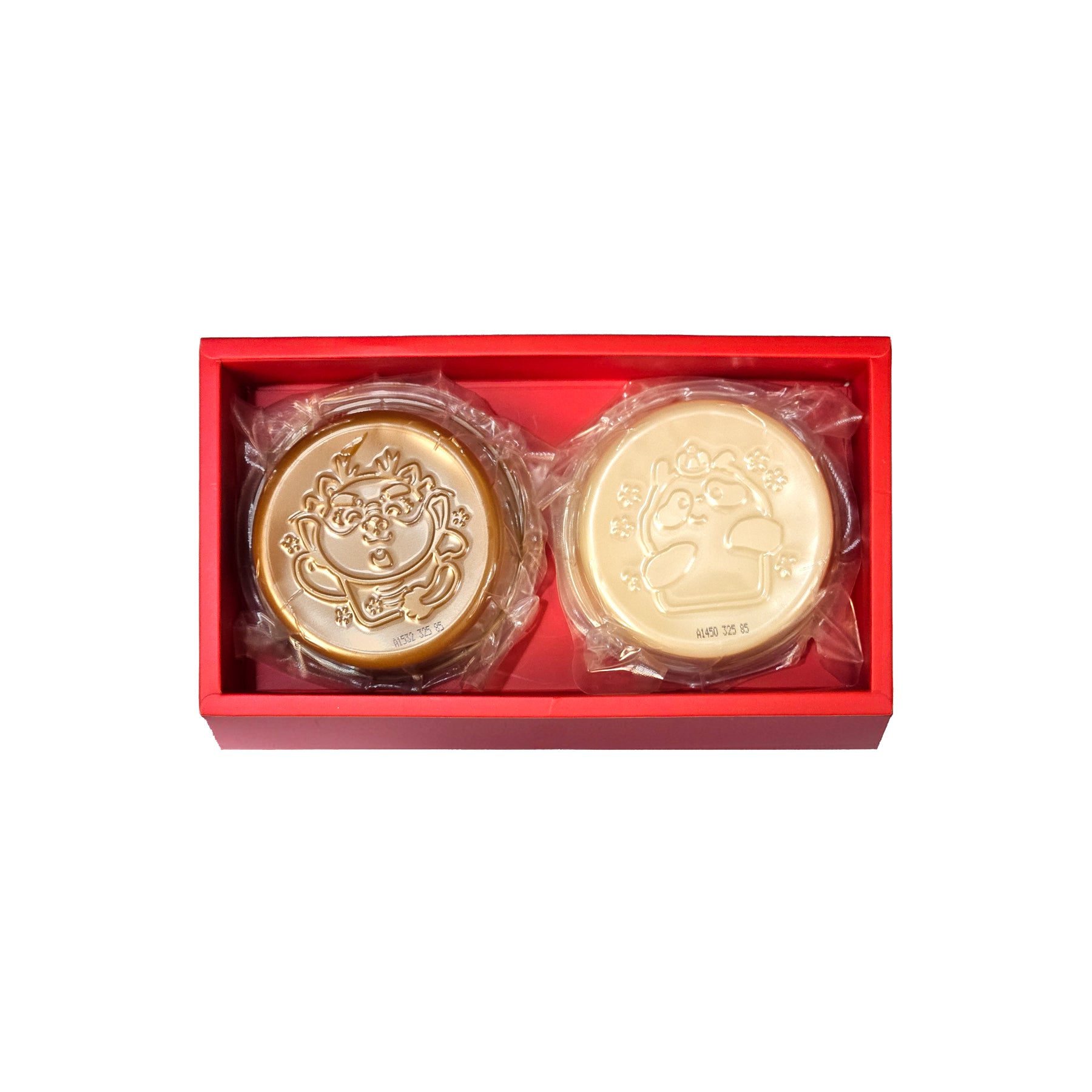 [HK] 2024 Dragon & Panda Mini Pudding Set (Grandma+Coconut) 熊貓龍年孖裝年糕禮盒 ...