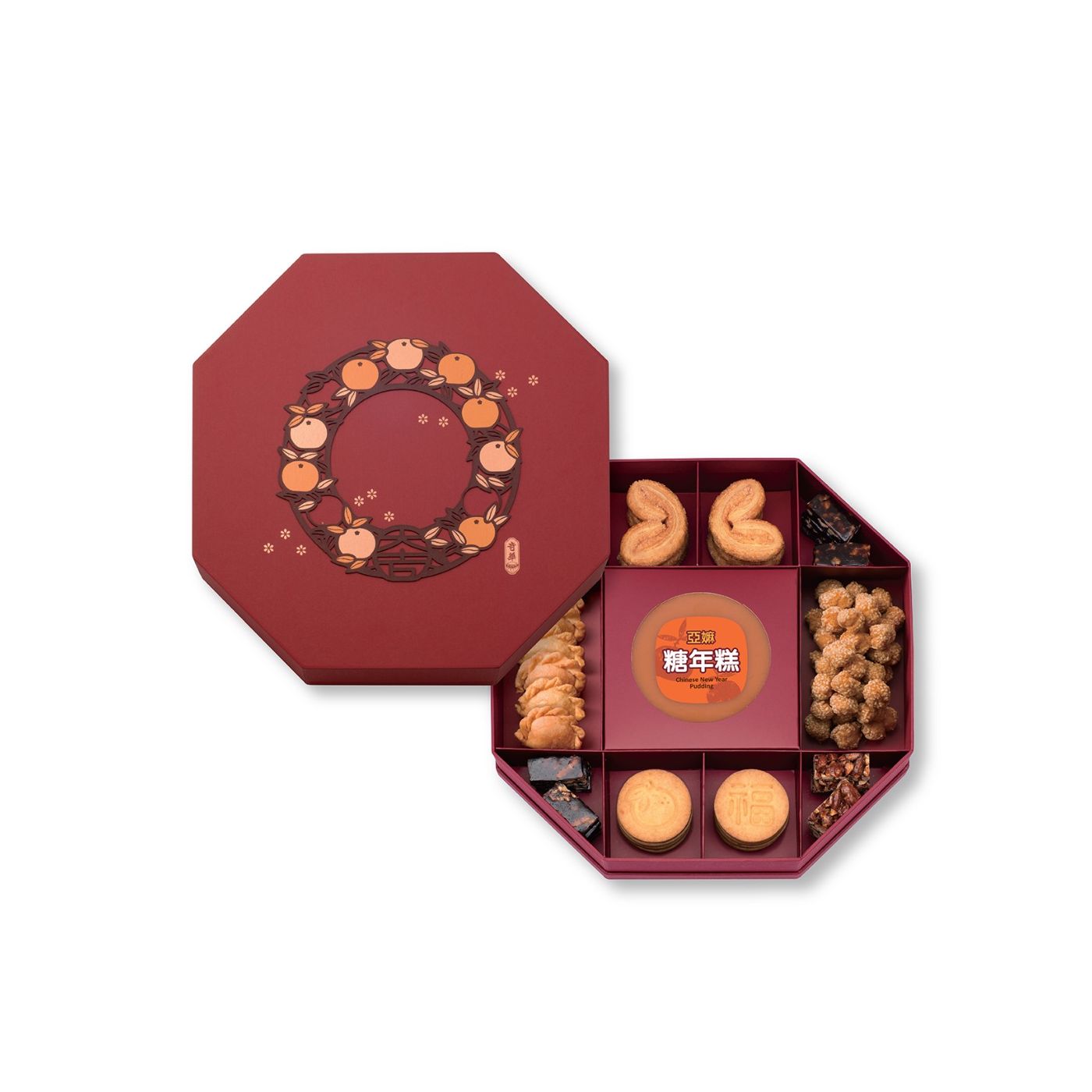 [HK] CHINESE NEW YEAR ASSORTED SNACKS GIFT SET 賀年全盒 – Kee Wah Bakery