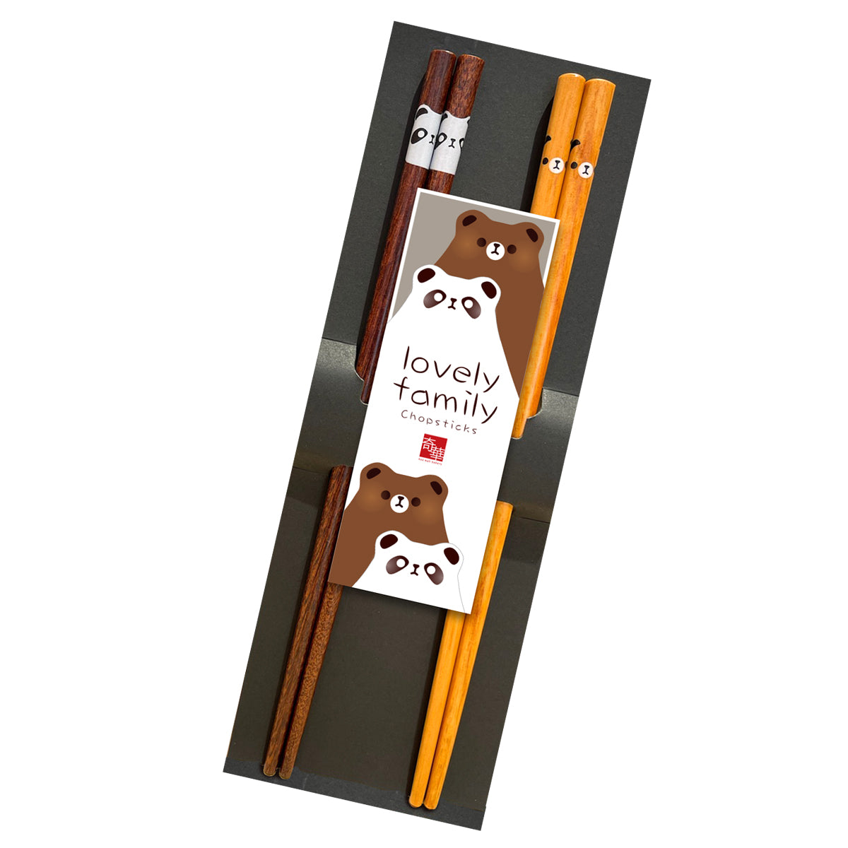 [NEW EXCLUSIVE] Panda Chopsticks SET of 2 奇華熊貓筷子2件套 – Kee Wah Bakery